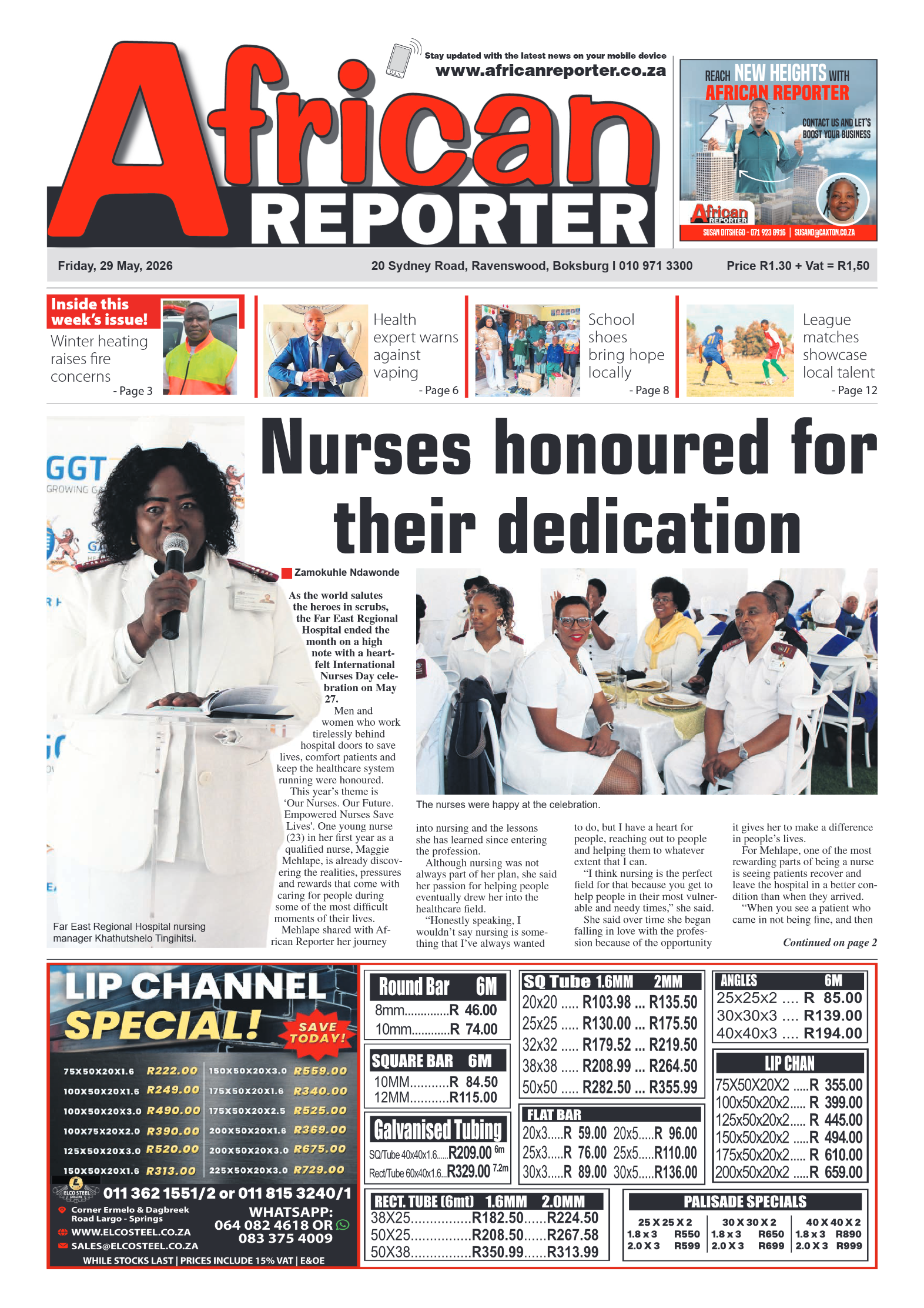 African Reporter 29 May 2026 | African Reporter