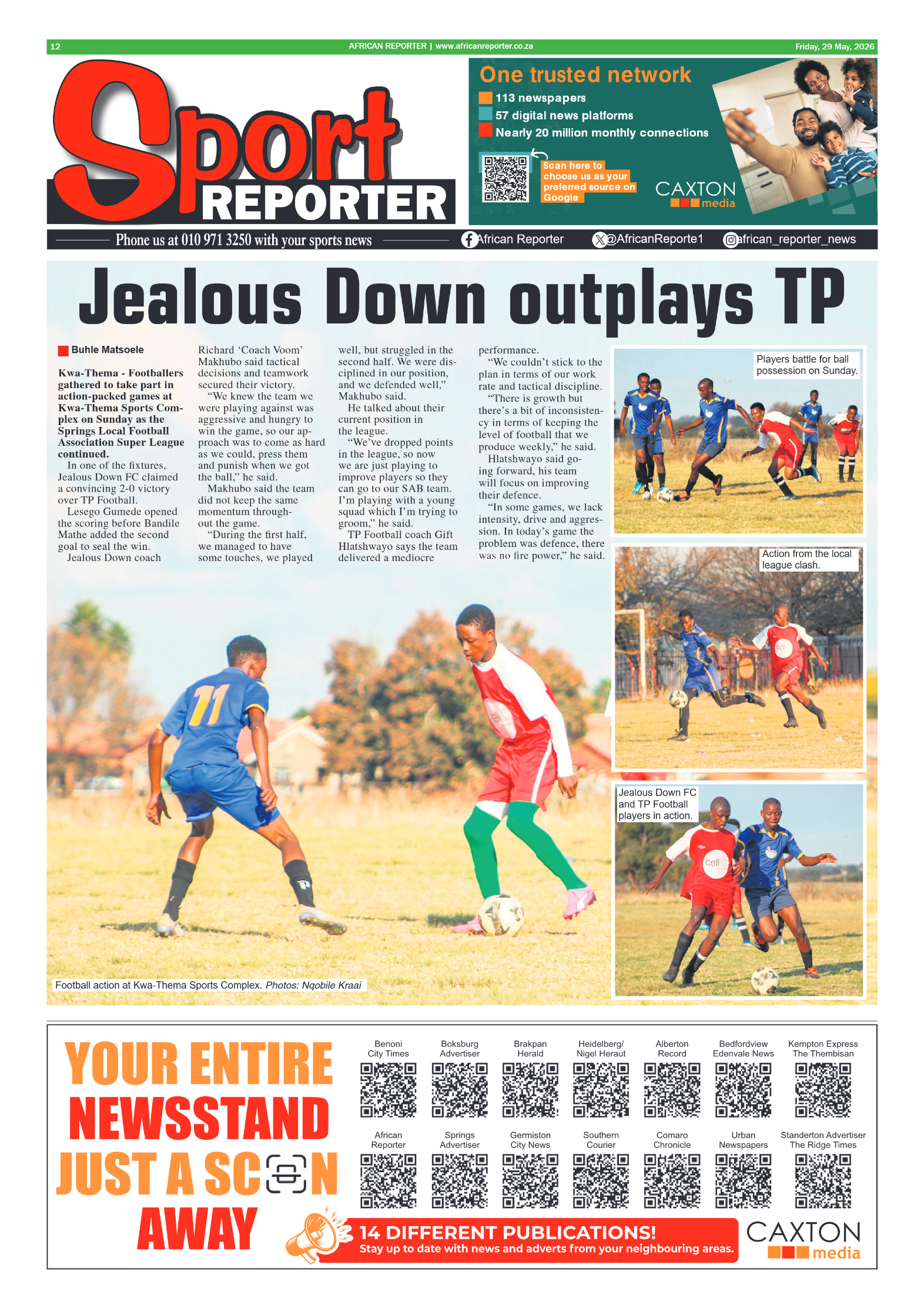African Reporter 29 May 2026 | African Reporter